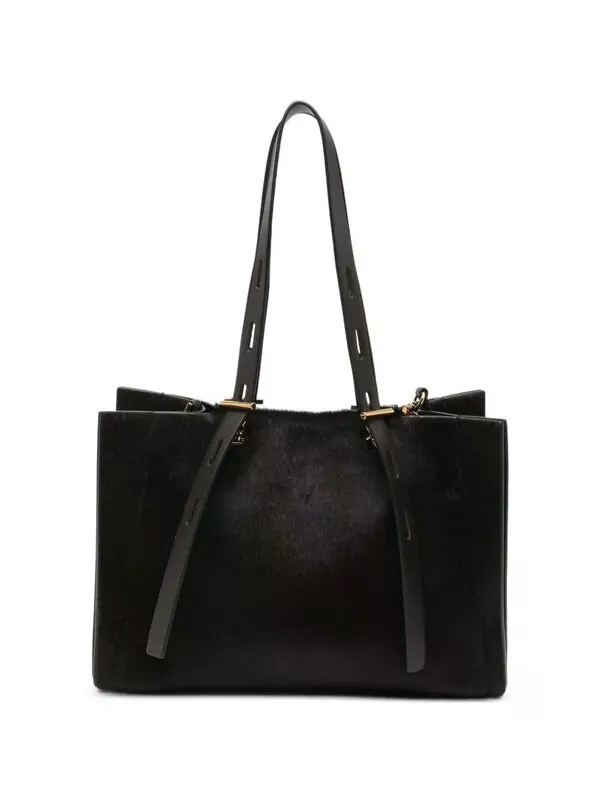 MINOBOSSI Paulina Calf-hair Tote Bag - Brown