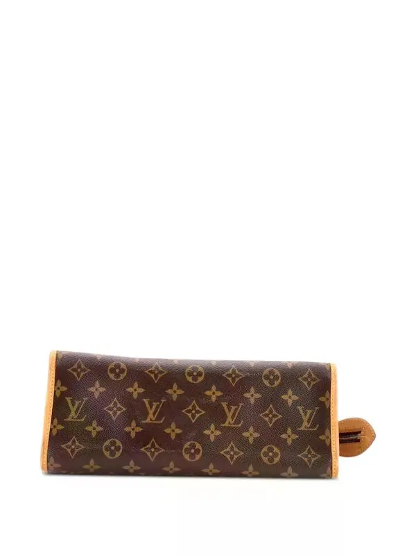 LOUIS VUITTON Popincourt Handle Bag Monogram Canvas Satchel - Brown