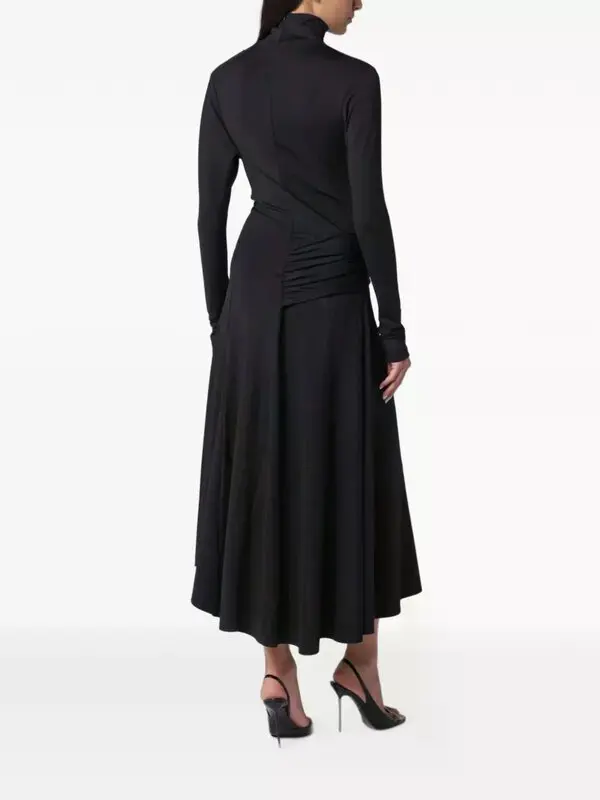 Victoria Beckham Letice Knotted-detail Midi Dress