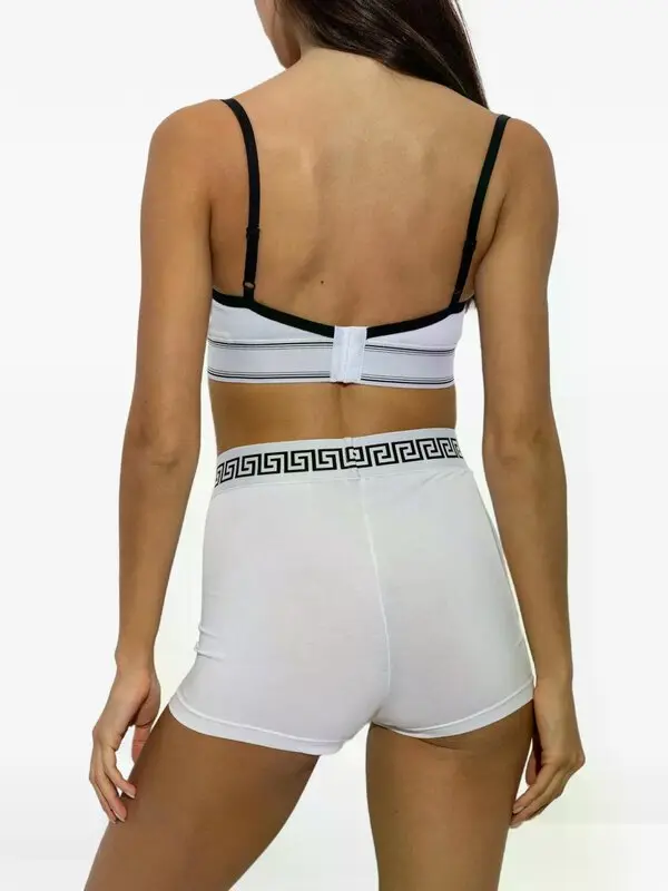 Versace Logo-print Bra