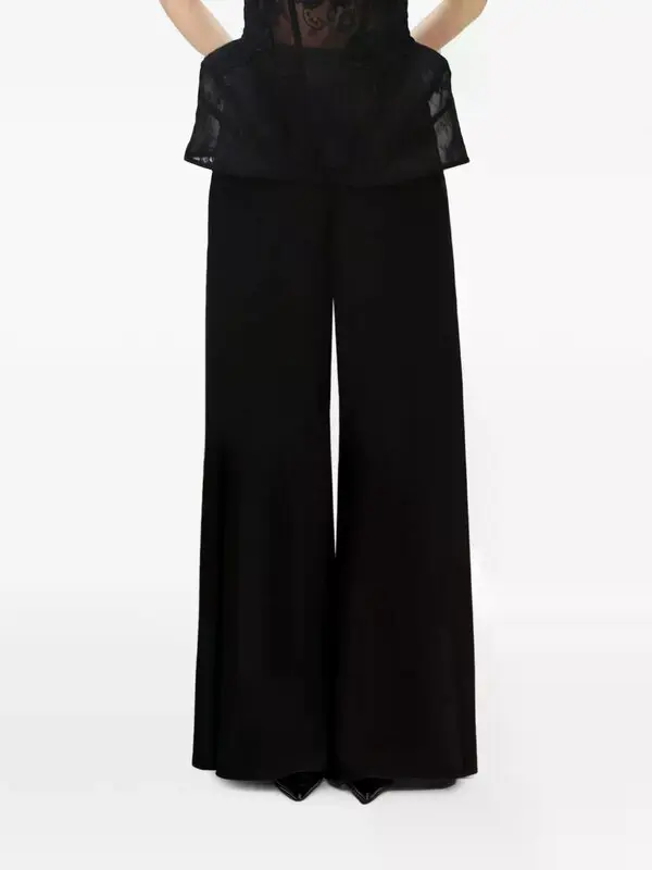 GEMY MAALOUF High-waisted Wide-leg Trousers