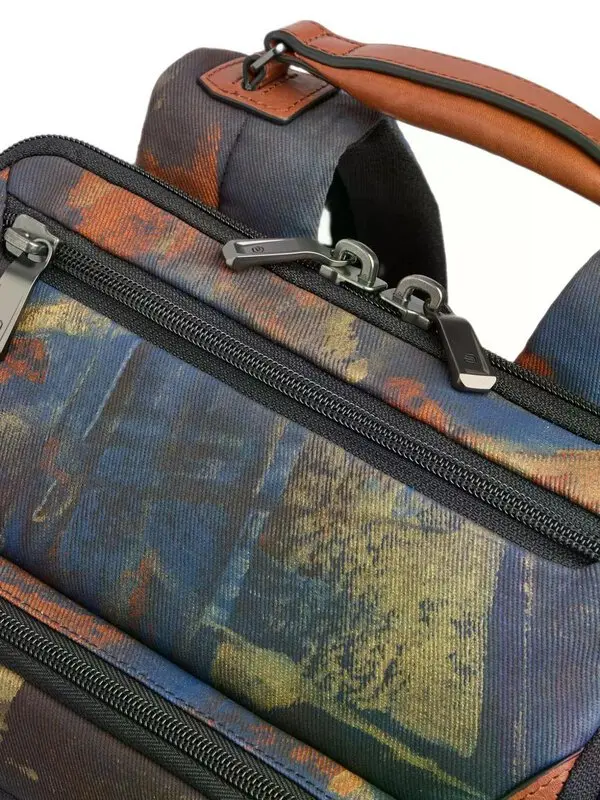 PIQUADRO Camouflage-print Laptop Backpack