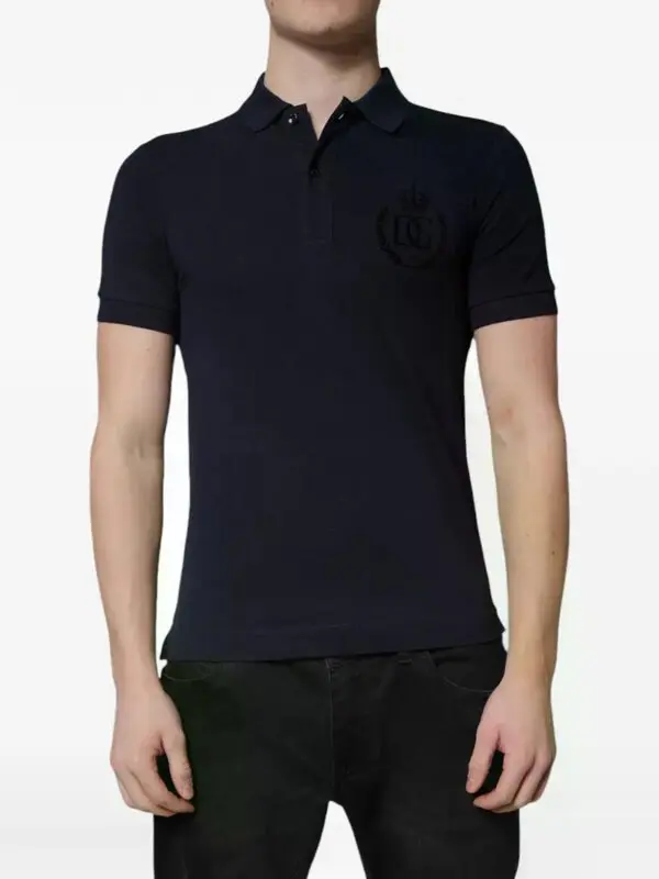 Dolce & Gabbana Embroidered-logo Cotton Polo Shirt