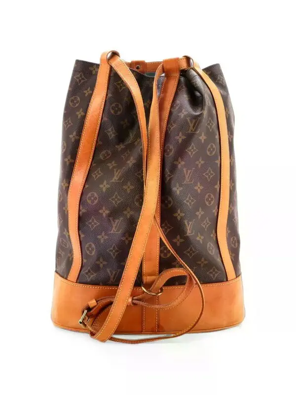 LOUIS VUITTON Randonnee Monogram Canvas Pm Backpack