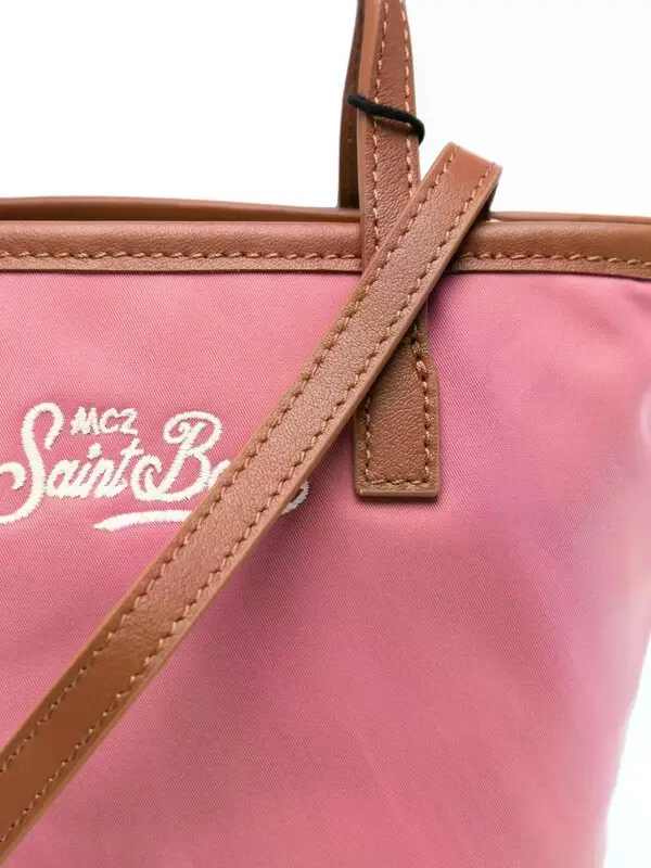 MC2 SAINT BARTH Mini City Logo-embroidered Tote Bag