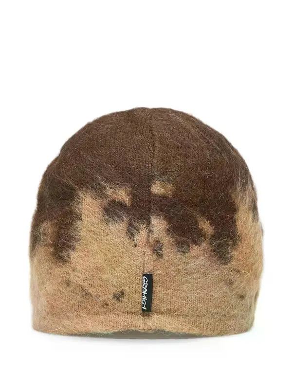 Gramicci Splatter-print Beanie Hat - Neutrals