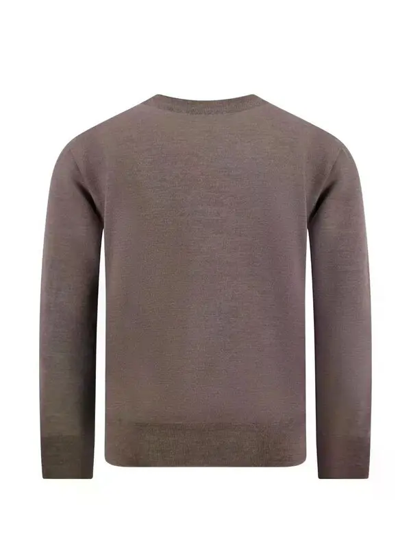 Paul & Shark Suede-panel Crew-neck Sweater