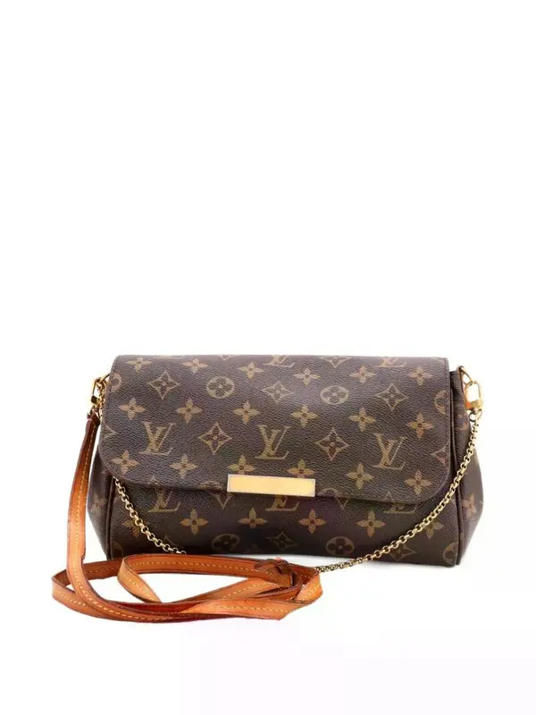 LOUIS VUITTON Favorite Handbag Monogram Canvas Mm Crossbody Bag - Brown