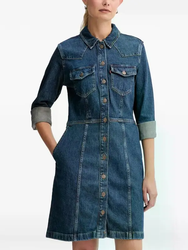 LEVI'S Flynn Denim Mini Dress