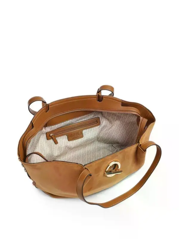 Liu Jo Studded Suede-effect Tote Bag
