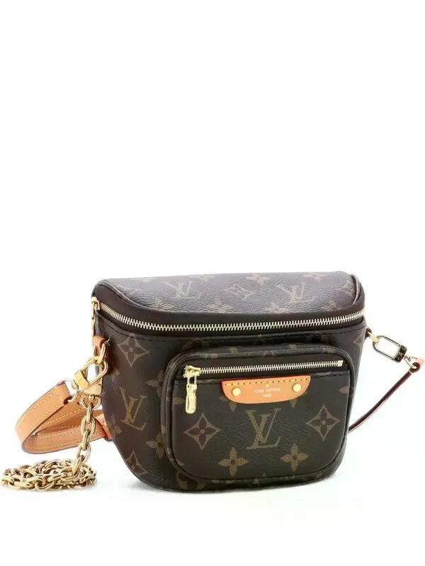 LOUIS VUITTON Bum Bag Monogram Canvas Mini Belt Bag
