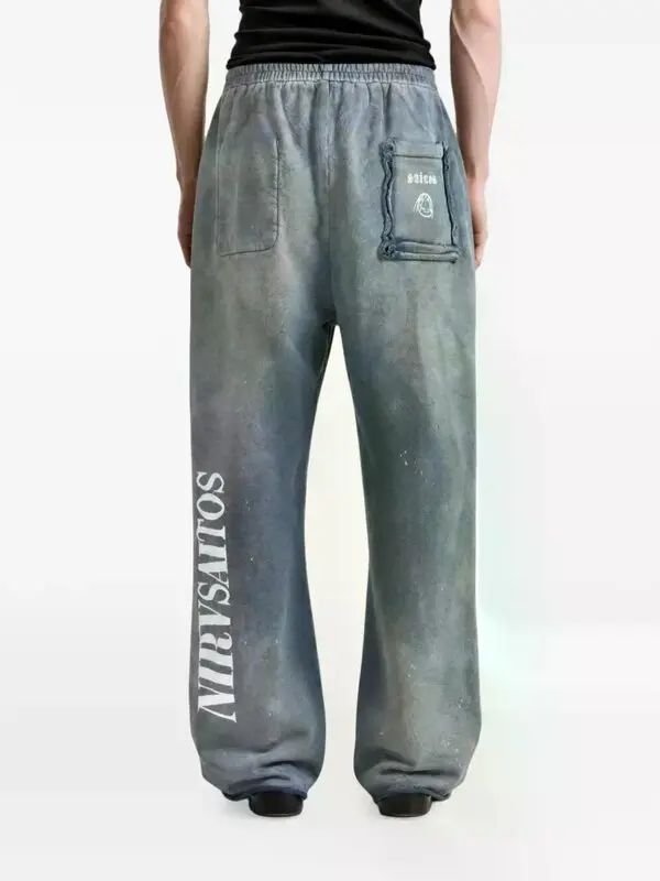 SAITOS Nirva Washed-effect Track Pants