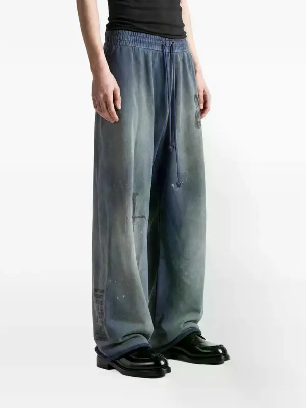 SAITOS Nirva Washed-effect Track Pants