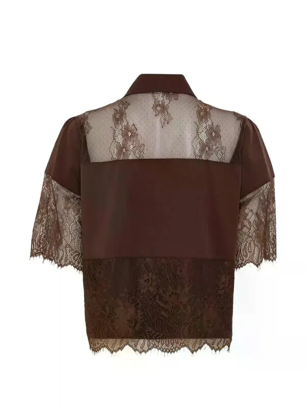 BLUGIRL Lace-panelled Shirt