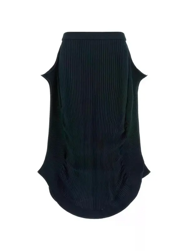 Issey Miyake Prance Ribbed-knit Midi Skirt