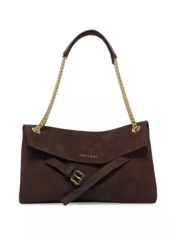 Orciani Small Venus Nabucco Leather Shoulder Bag - Red