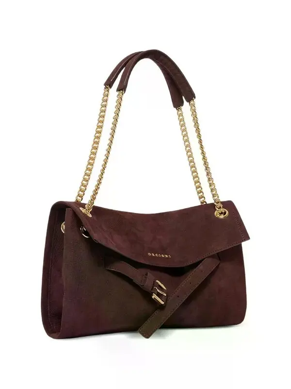 Orciani Small Venus Nabucco Leather Shoulder Bag - Red