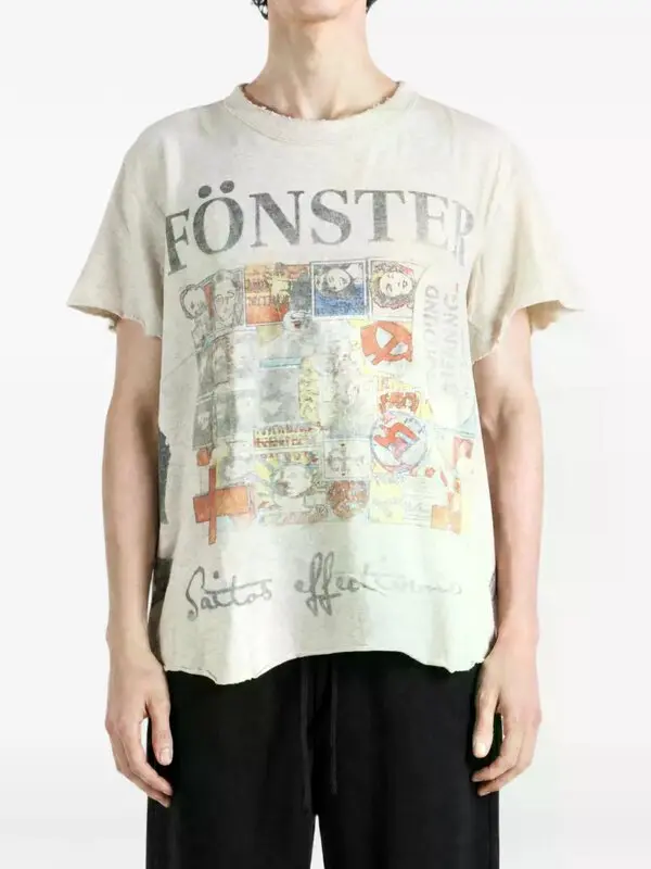 SAITOS Fonster Raw-cut T-shirt