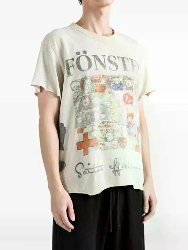 SAITOS Fonster Raw-cut T-shirt