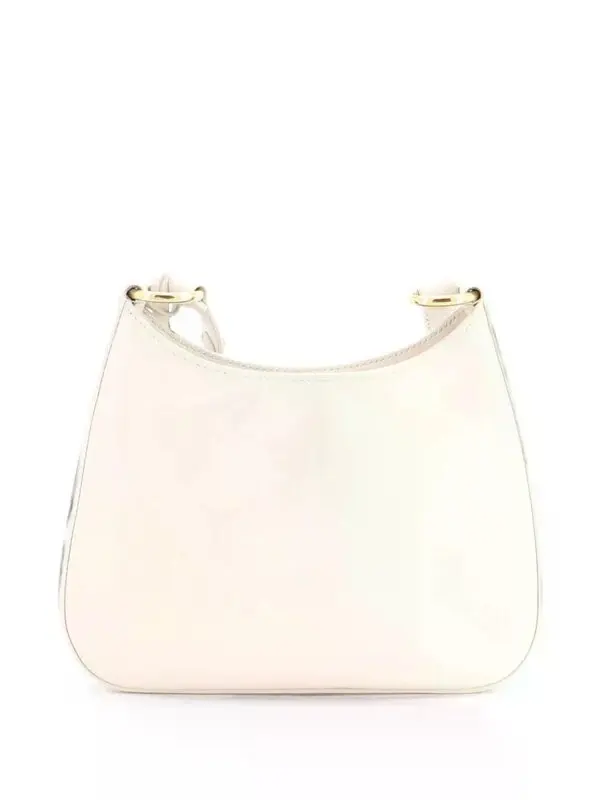 Miu Miu Flower Motif Leather Hobo Bag