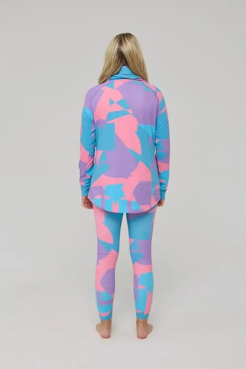 OOSC CLOTHING High Neck Baselayer Top Del Mar