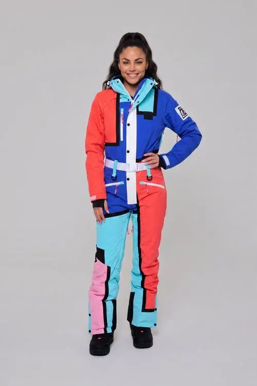 OOSC Penfold X Shaped Ski Suit - Pink