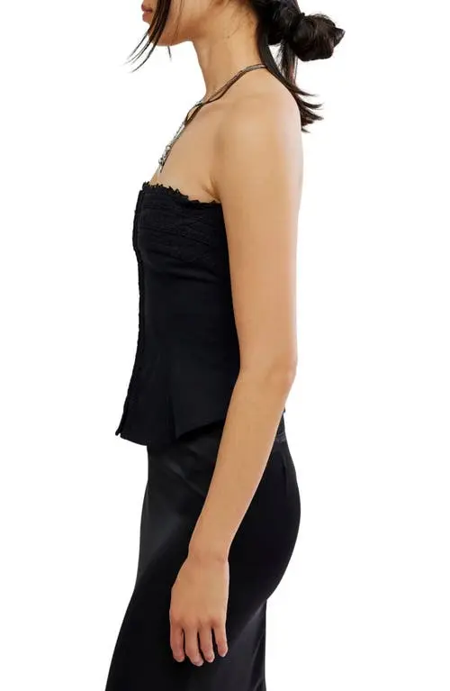 Free People Nikki Lace Detail Strapless Corset