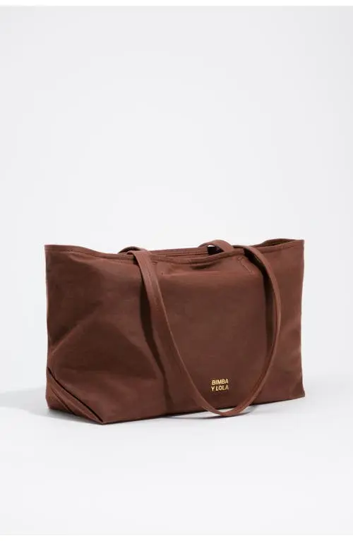 Bimba Y Lola Medium Coated Shopper Bag - Rust