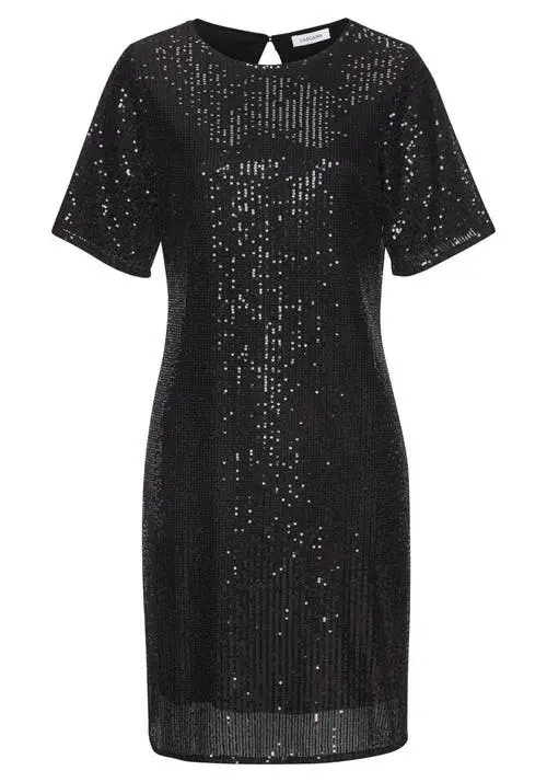 LASCANA Sequin T-shirt Dress