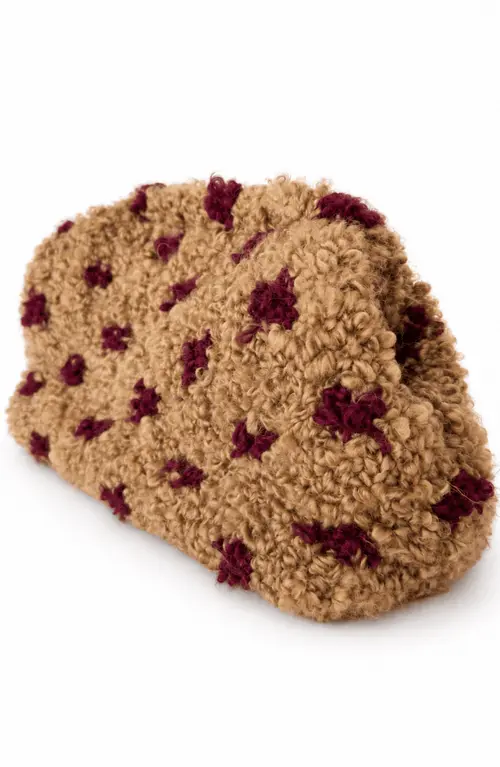 JURGI Nora Wool Clutch - Camel