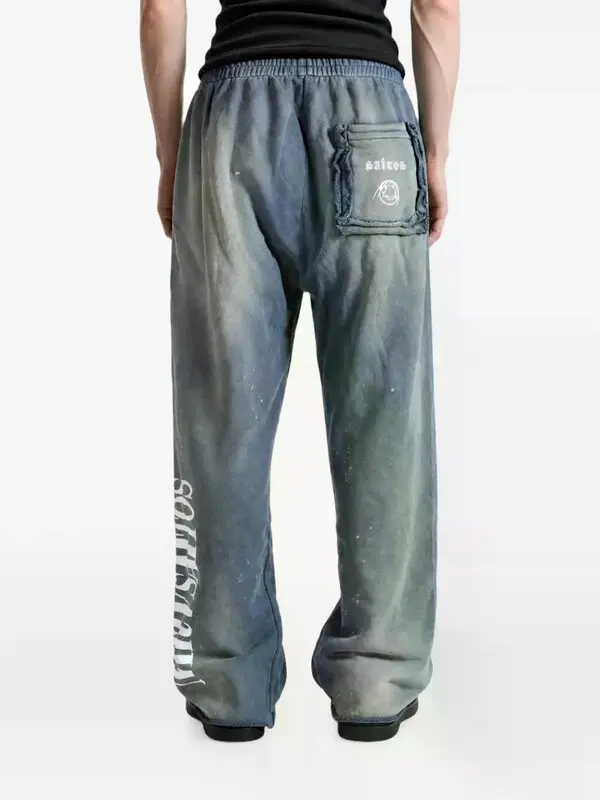 SAITOS Nirva Washed-effect Track Pants