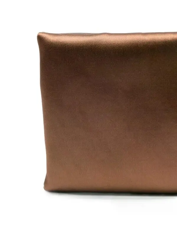 Staud Muse Satin-finish Clutch Bag