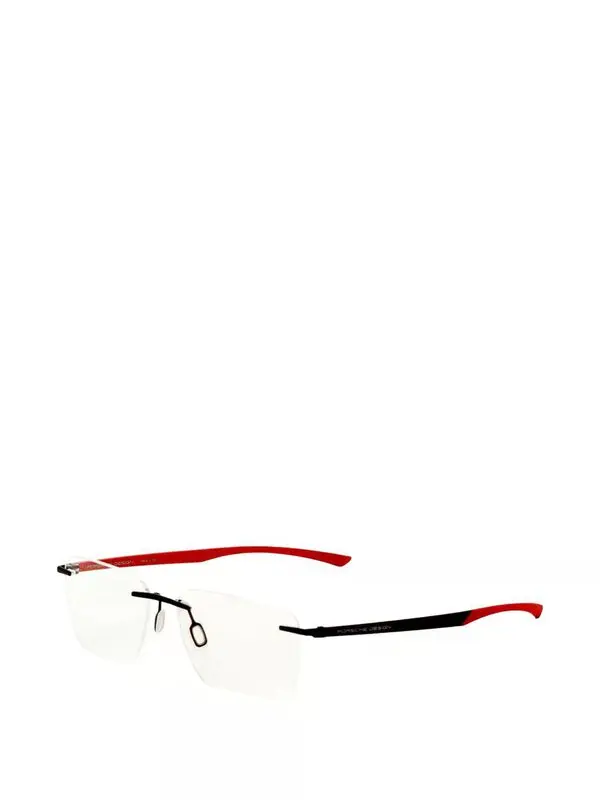 Porsche Design Rimless Rectangle-frame Glasses