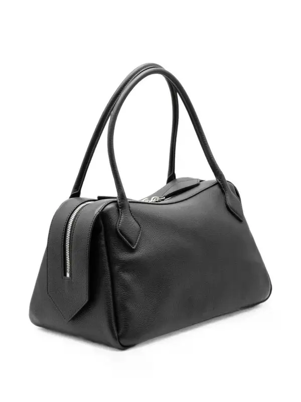 MINOBOSSI Medium Adele Grained Leather Tote Bag