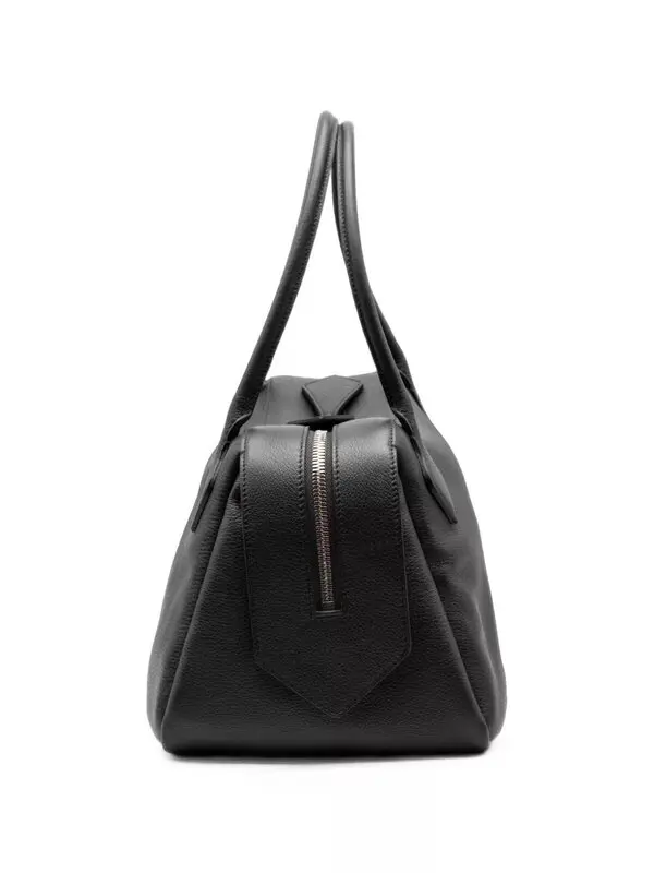 MINOBOSSI Medium Adele Grained Leather Tote Bag