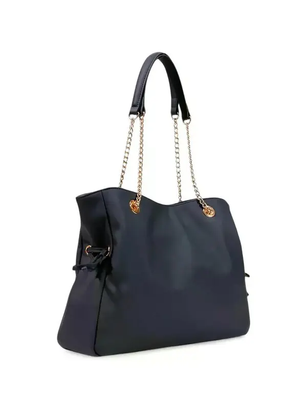 Moschino Logo-plaque Ruched Shoulder Bag