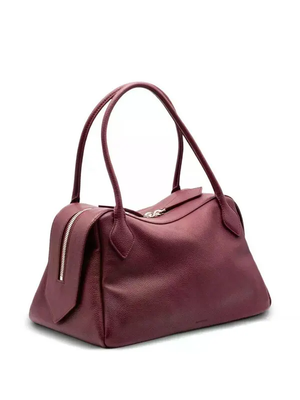 MINOBOSSI Medium Adele Leather Tote Bag - Red