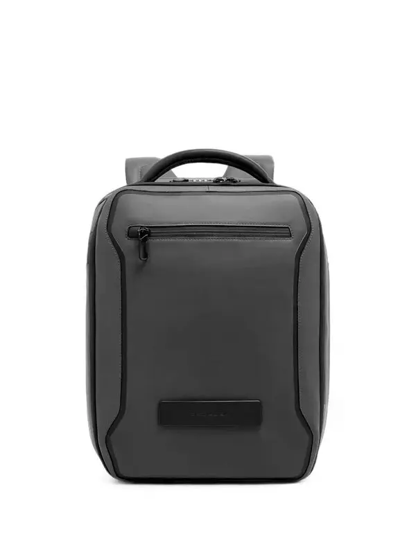 PIQUADRO Expandable 14-inch Logo-plaque Combination-lock Backpack
