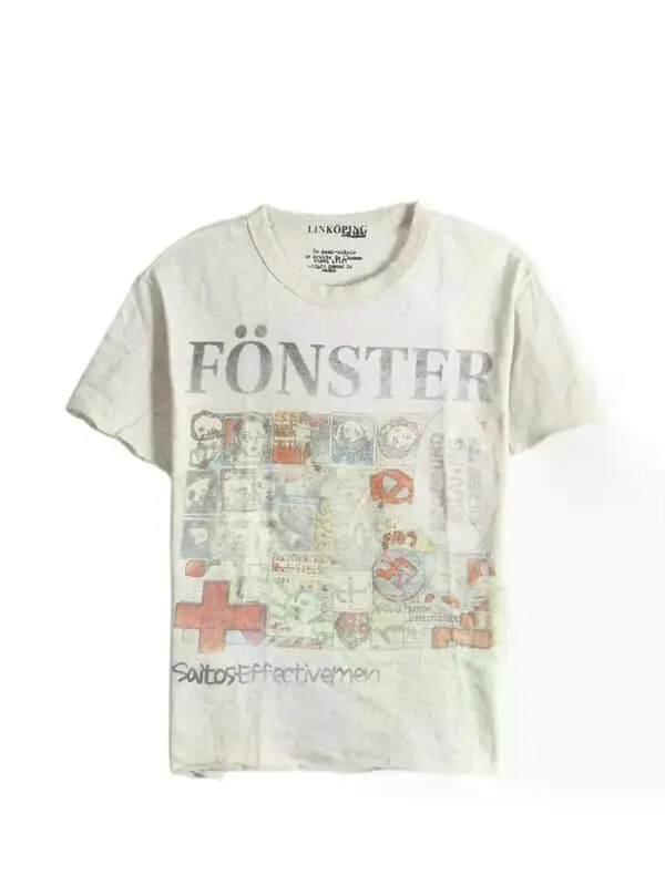 SAITOS Fonster Raw-cut T-shirt