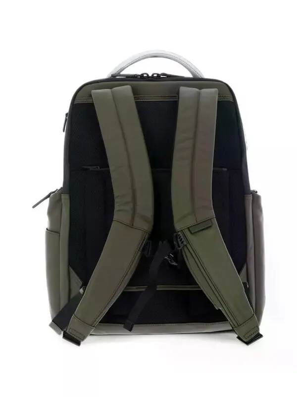 PIQUADRO Logo-print Panelled Backpack