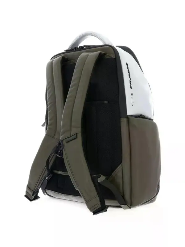 PIQUADRO Logo-print Panelled Backpack