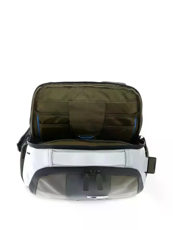 PIQUADRO Logo-print Panelled Backpack