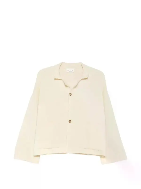 MA'RY'YA Button-up Wide-sleeve Cardigan