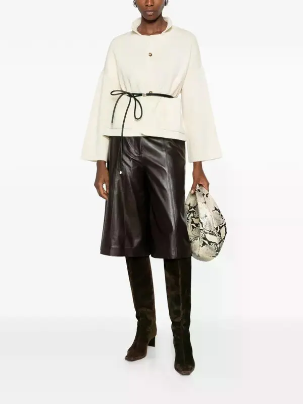 MA'RY'YA Button-up Wide-sleeve Cardigan