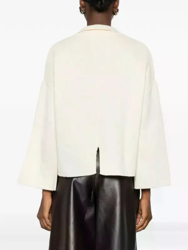 MA'RY'YA Button-up Wide-sleeve Cardigan