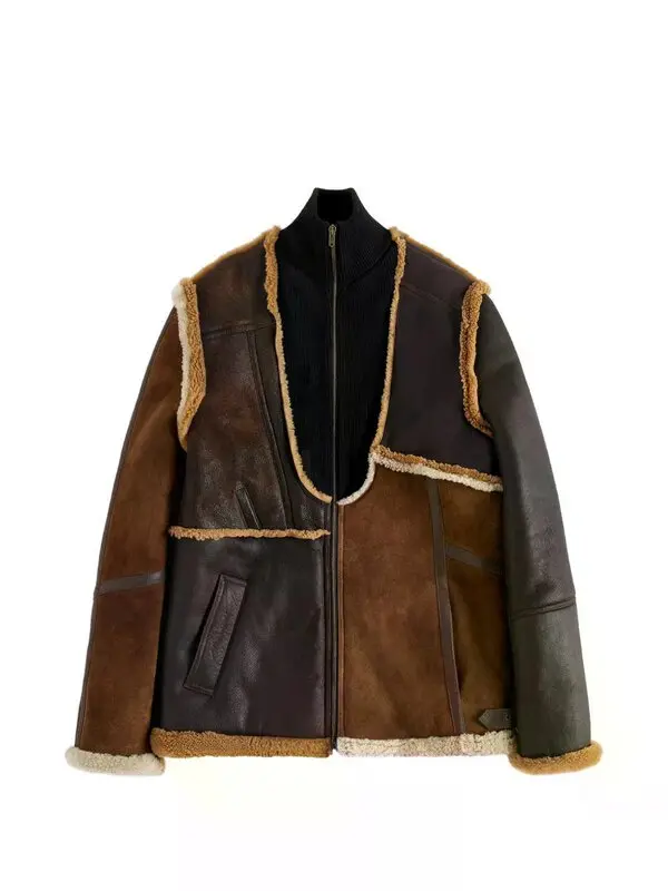 MAISON MARGIELA Lamb Fur Jacket - Brown