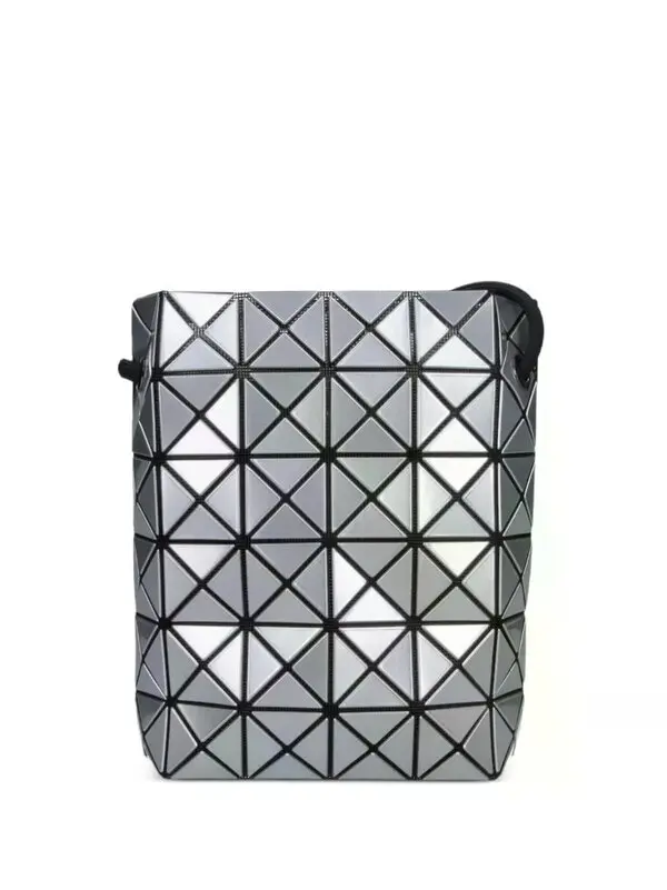Issey Miyake Geometric-panel Bucket Bag - Silver