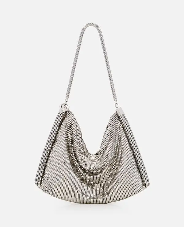 Rabanne Pixel Tube Aluminum Shoulder Bag - Multicolor