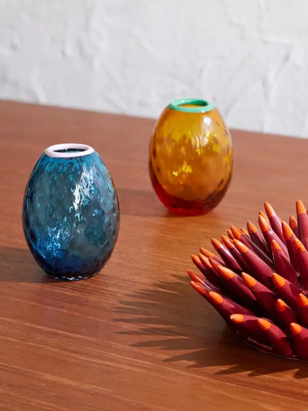 La DoubleJ Baby Eggs Set Of Four Murano Glass Vases