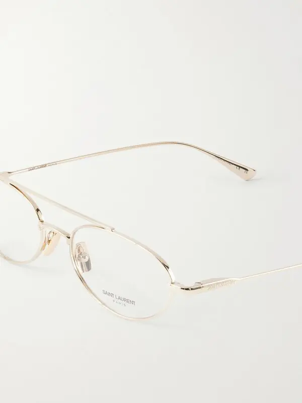 Saint Laurent Sl 951 Opt Aviator-style -tone Glasses